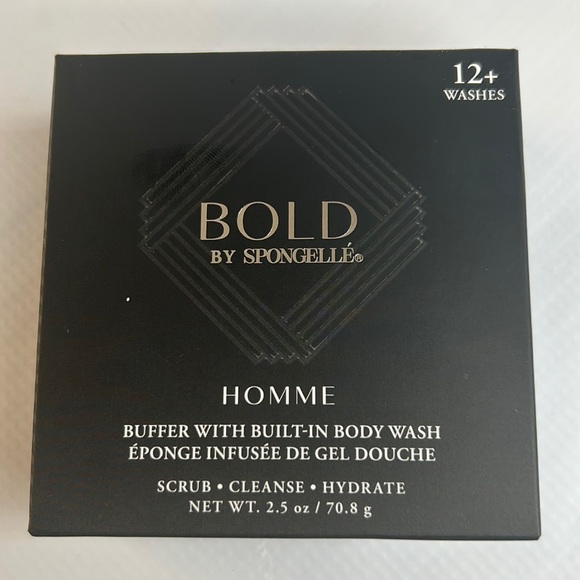 Spongelle | Grooming | Spongelle Bold Homme Sponge With Bodywash Mens Bath And Body Scrubber ...